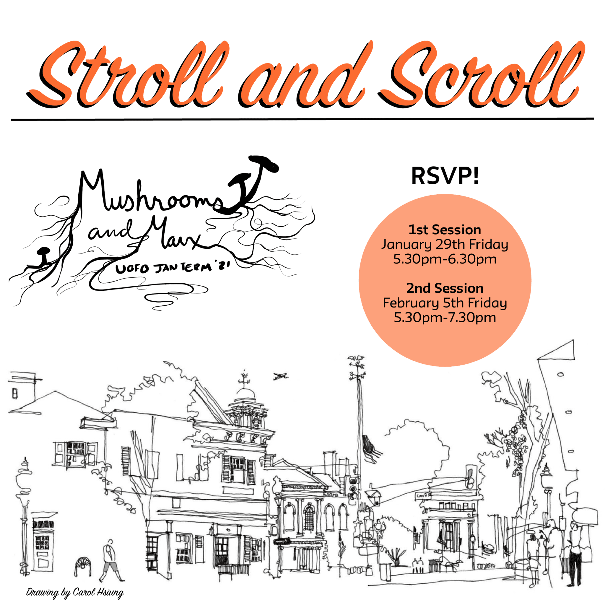 Stroll’n Scroll and Share! | University of Orange